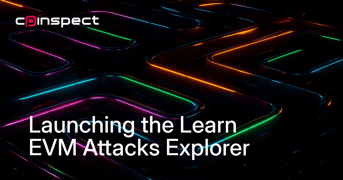 Launching the Learn EVM Attacks Explorer